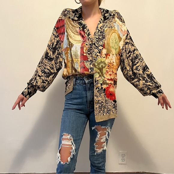 Tops | Vintage Silly Button Down | Poshmark